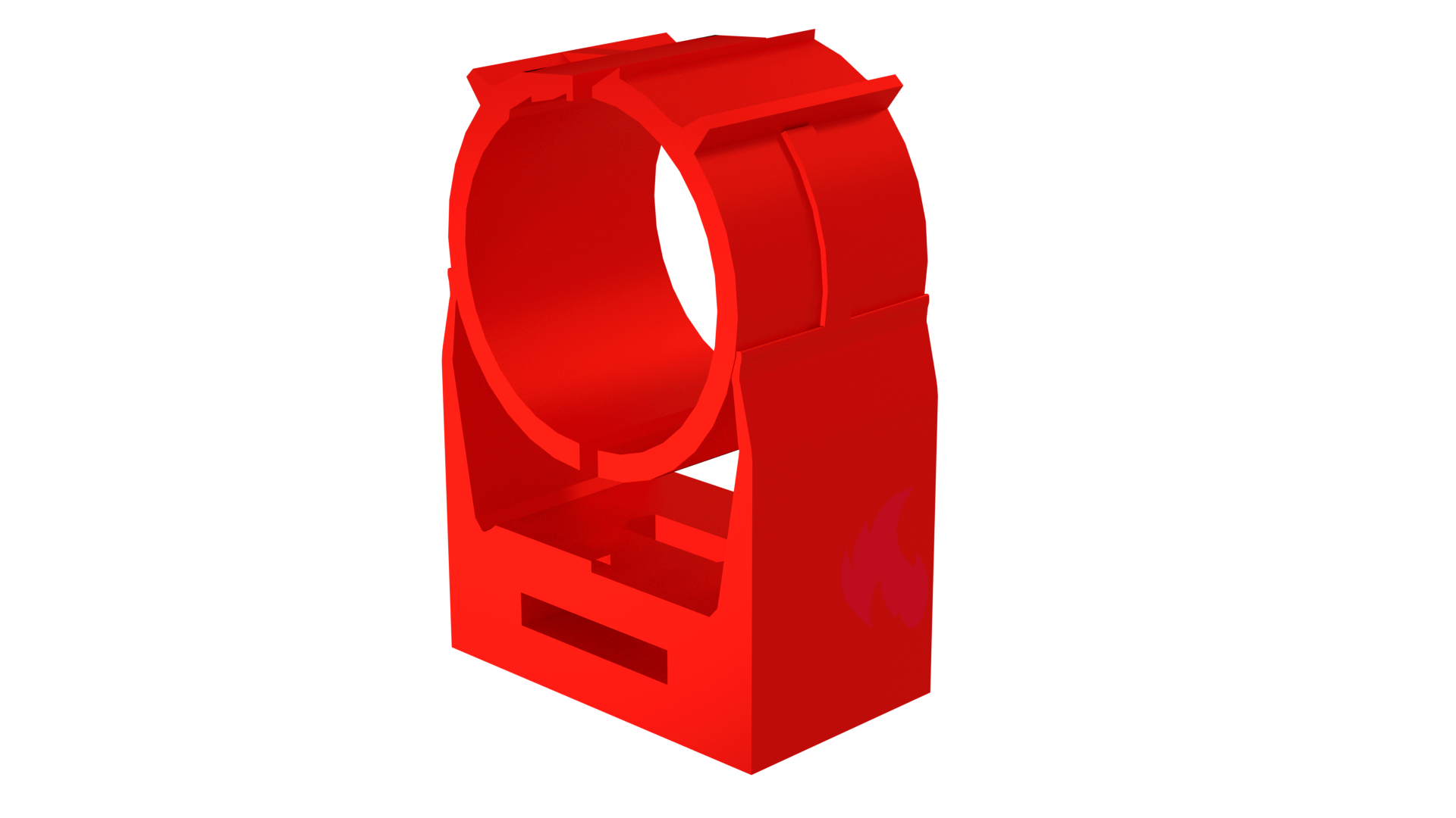 Air Sampling - Clip 25/27mm - RED - Aspirating Systems